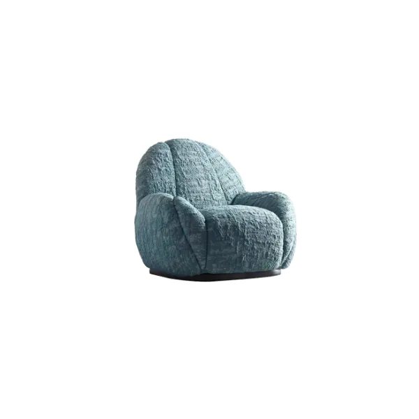 CS499 Retro Chinese-Inspired Lounge Chair, High-Density Rebound Sponge ...