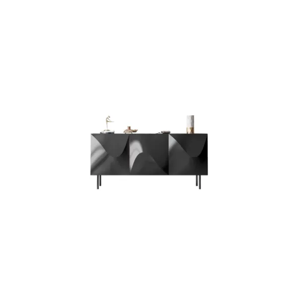 SC064 Italian Minimalist Side Cabinet - Paint-Finished MDF for Luxury ...